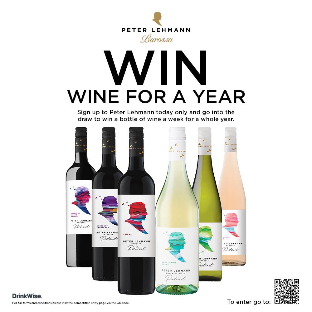 Win Wine for a Year Competition – Peter Lehmann Wines